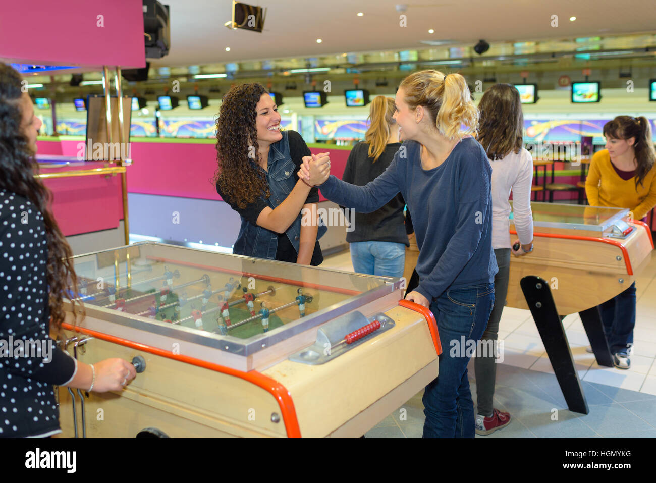 playing baby foot Stock Photo - Alamy