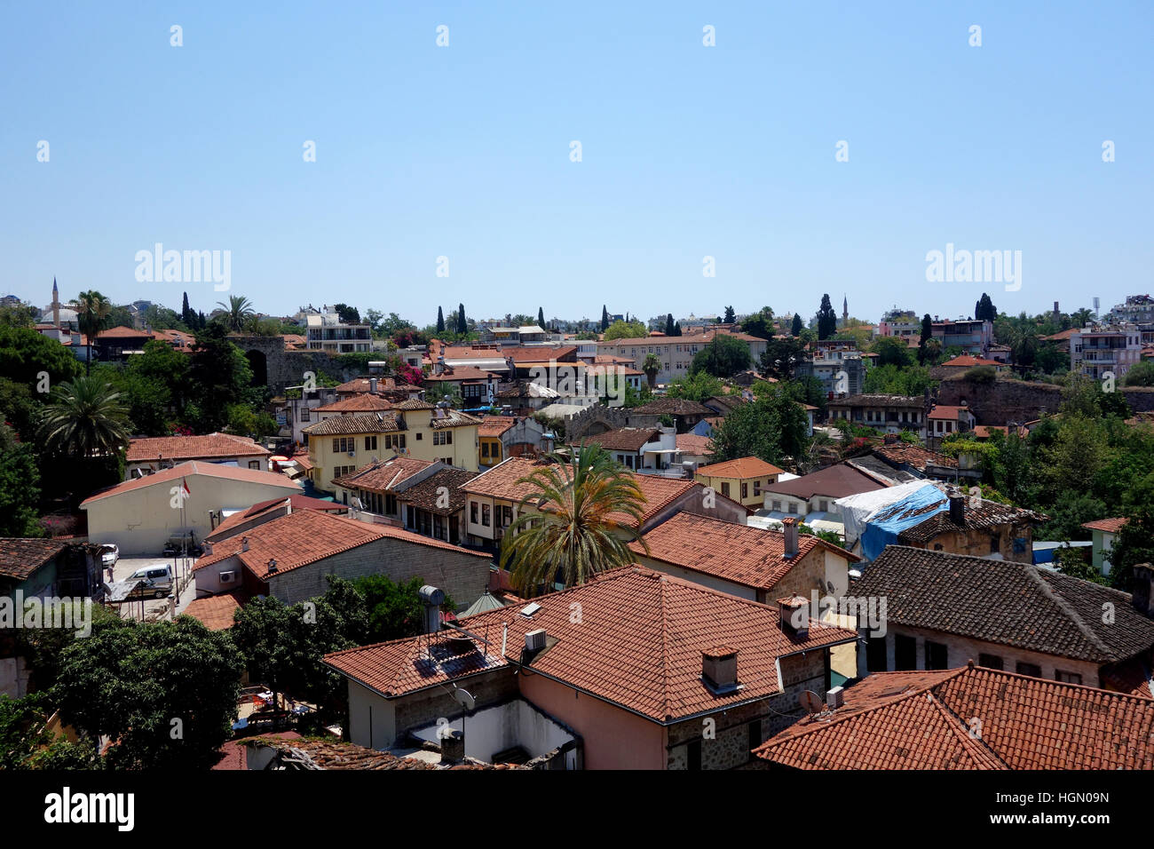 Antalya old town, view from above Stock Photo - Alamy