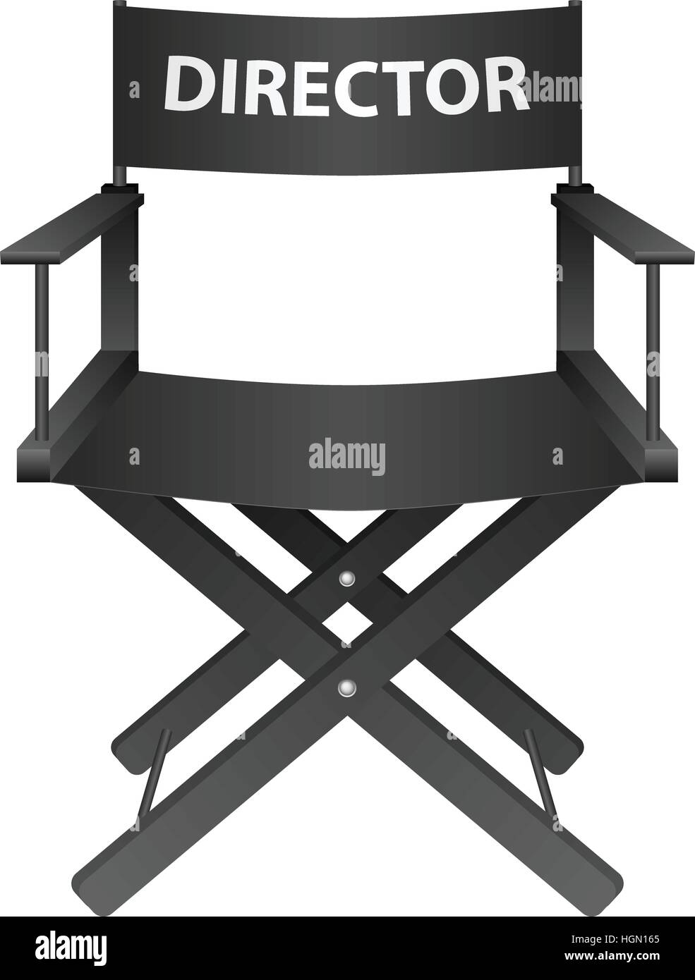 Producer chair on a white background. Vector illustration Stock Vector ...