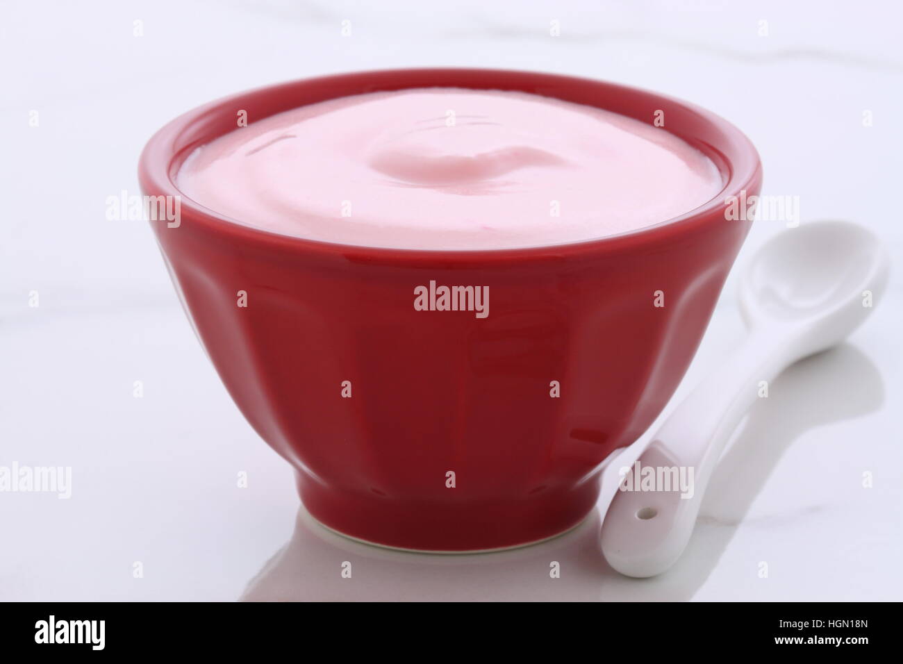 Artisan slow churned Greek strawberry yogurt, with lots of fruit and ...