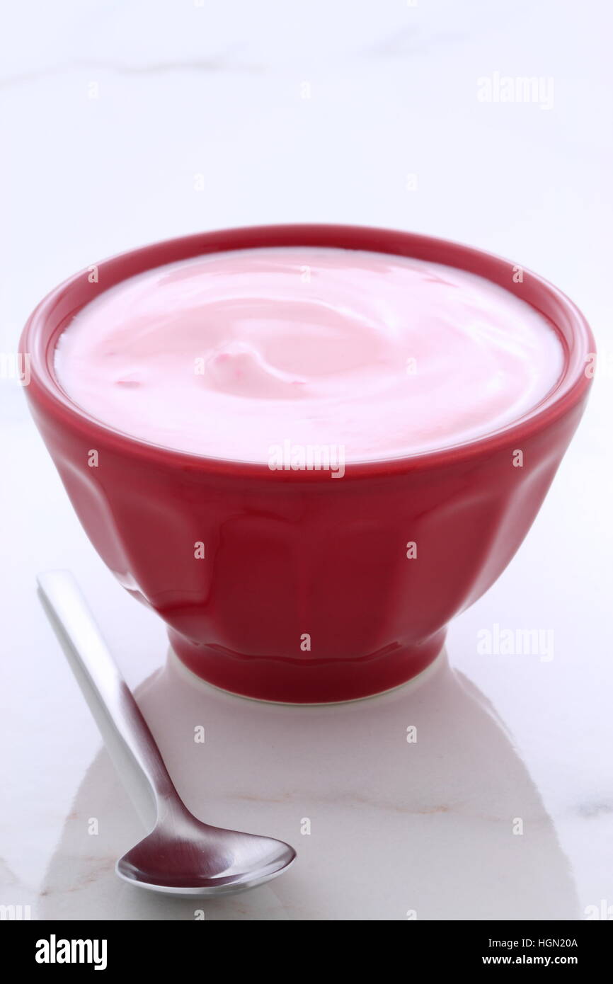 Artisan slow churned Greek strawberry yogurt, with lots of fruit and ...