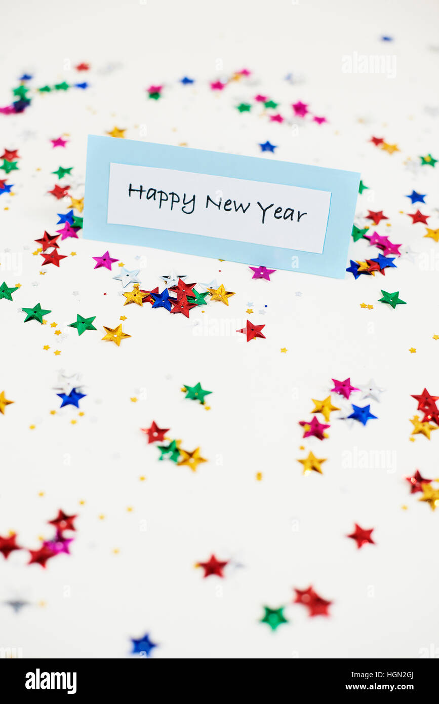 Celebrating time in New Years Day Stock Photo - Alamy