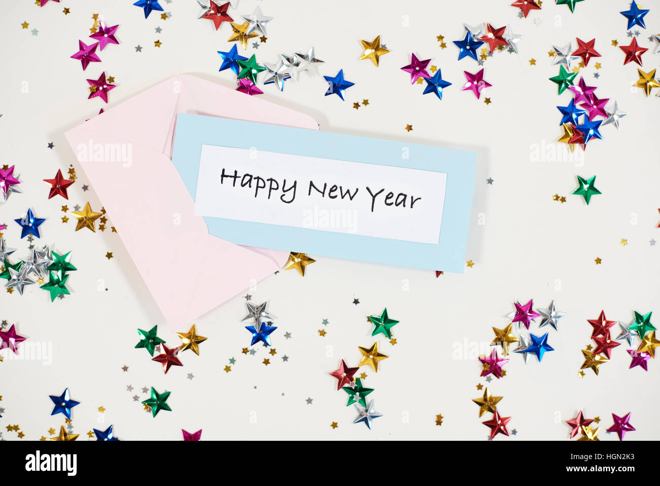 Wishes note written on the paper Stock Photo - Alamy