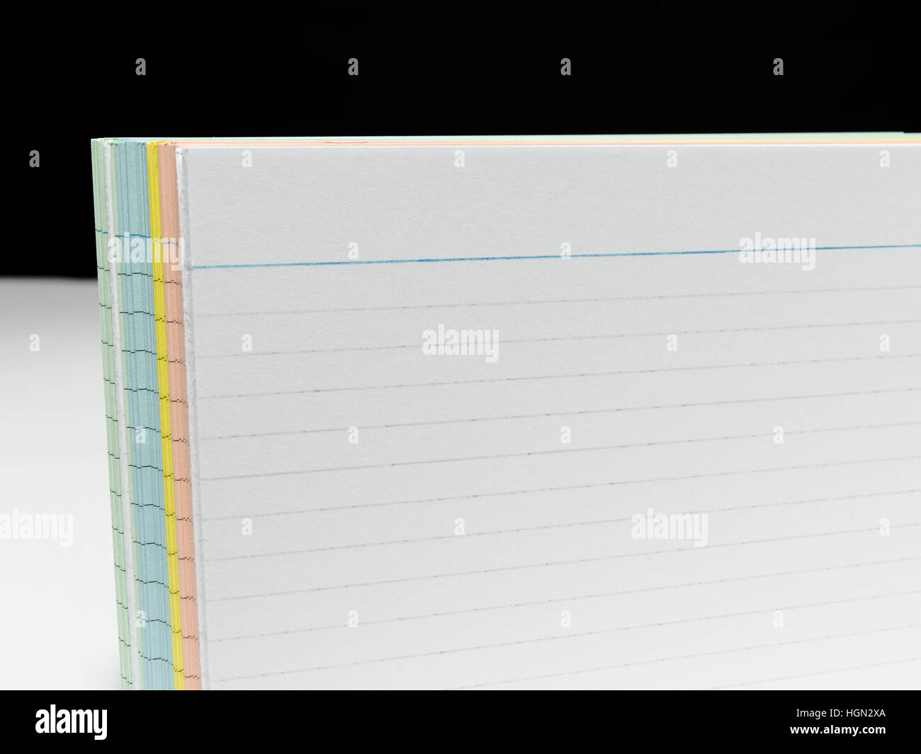 Index Card with copy space Stock Photo - Alamy