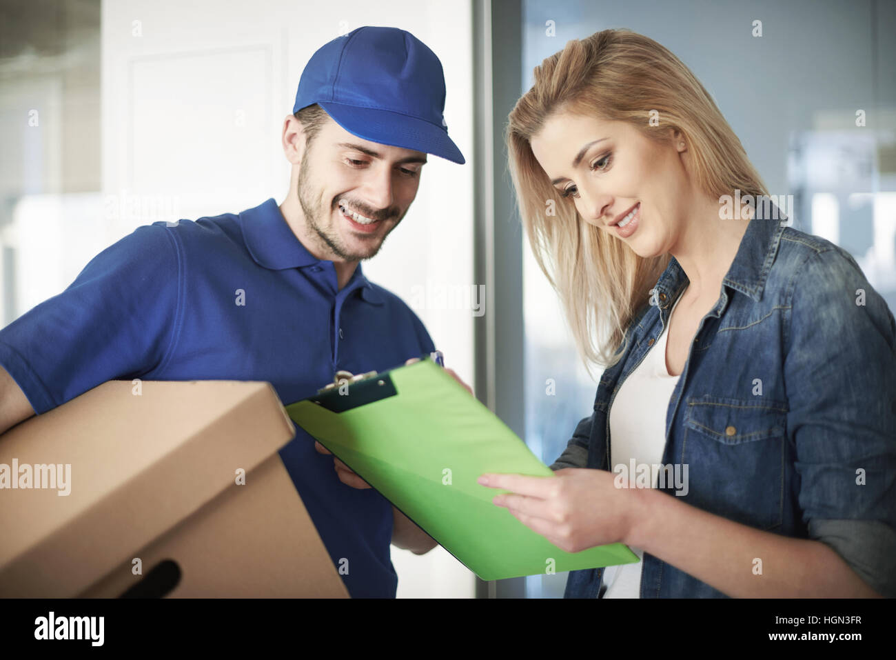Two person confirmation hi-res stock photography and images - Alamy