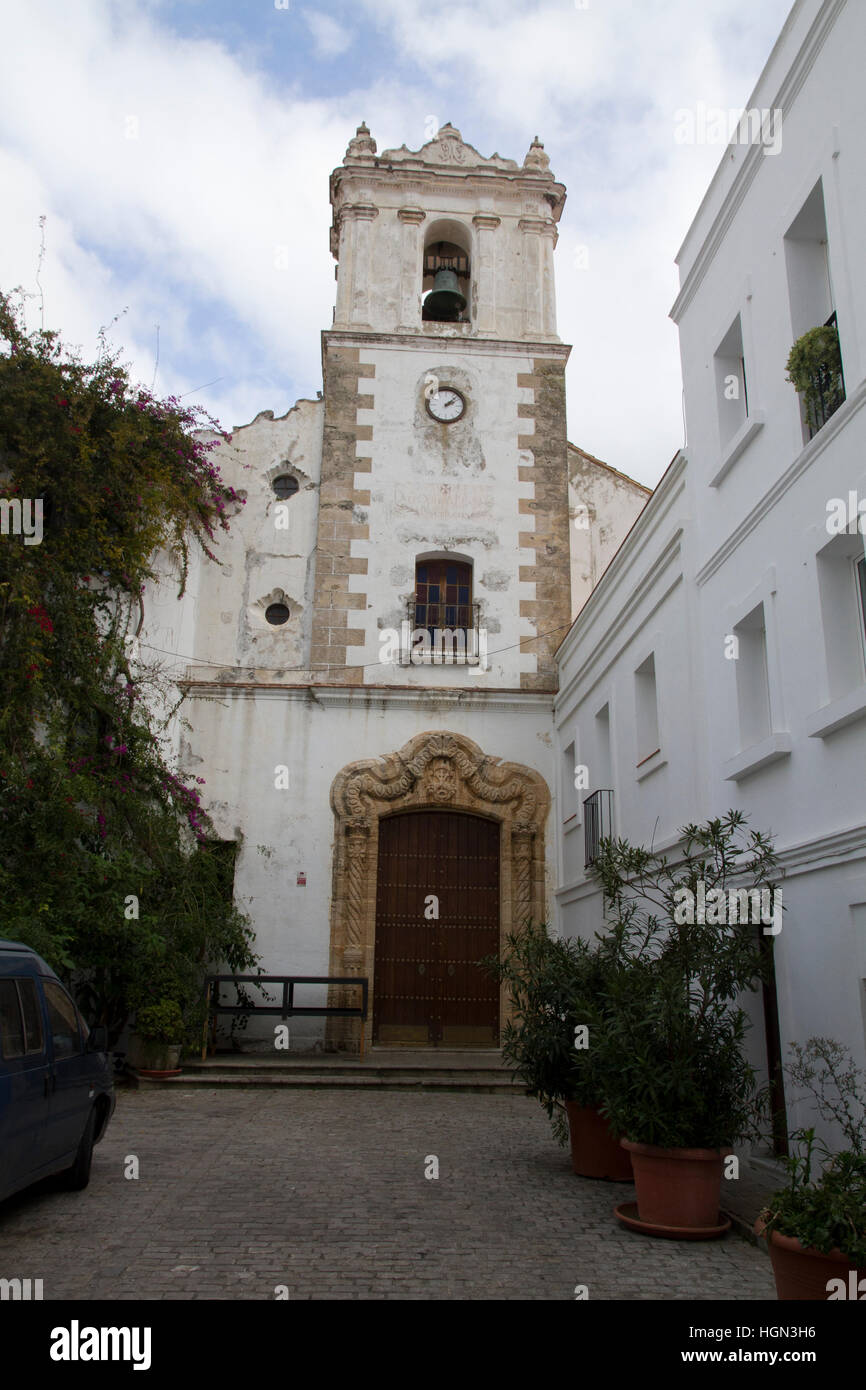Church San Francisco Tarifa Andalucia Spain Stock Photo - Alamy