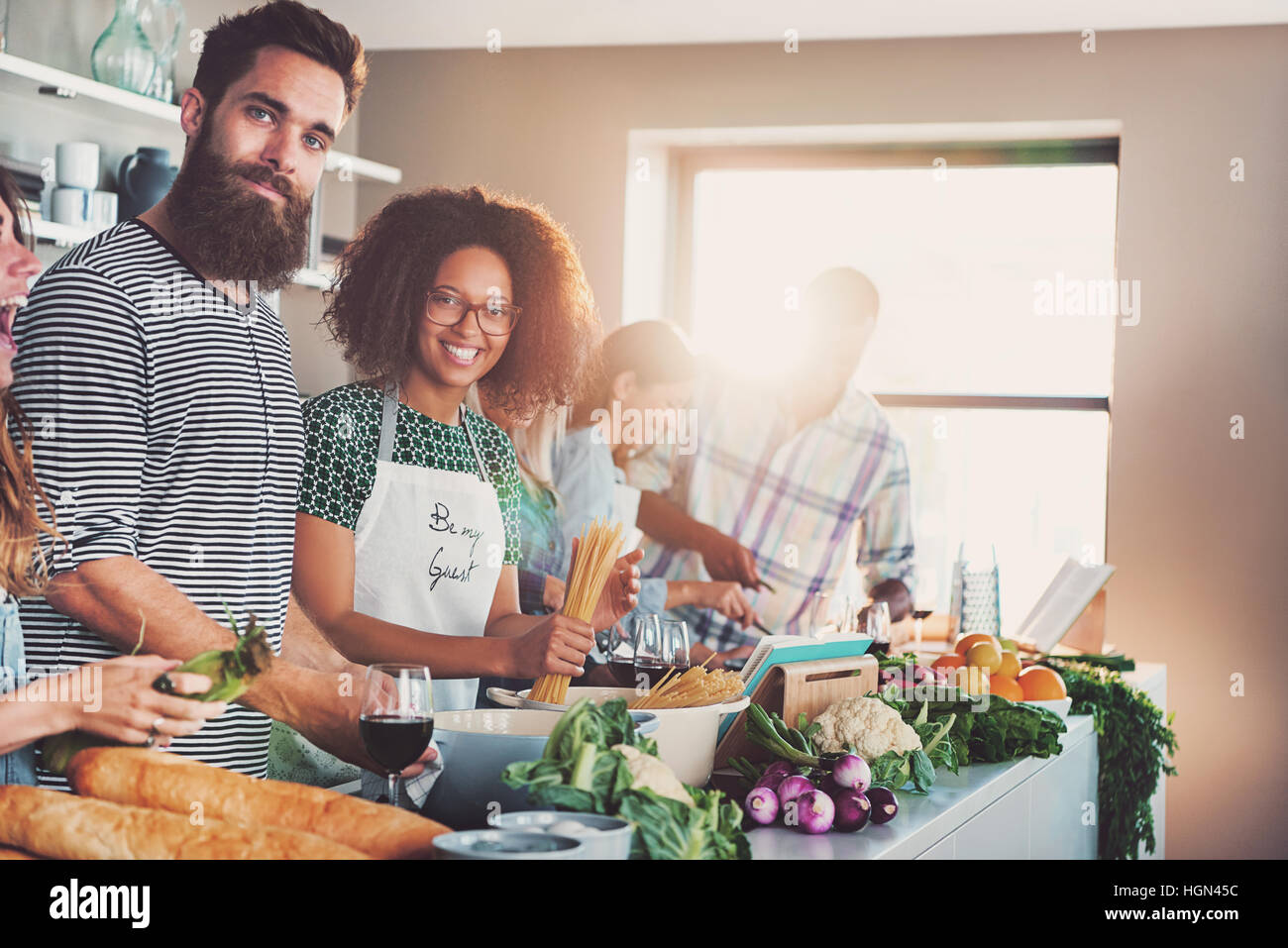 Two people from group hi-res stock photography and images - Alamy
