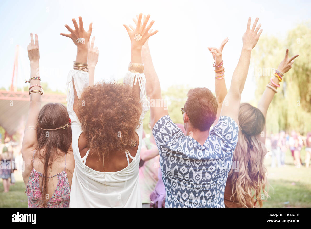 Rear view hands african woman hi-res stock photography and images - Alamy
