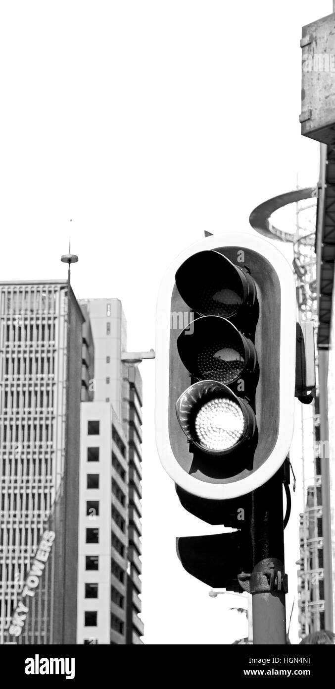 Traffic light south africa Black and White Stock Photos & Images - Alamy