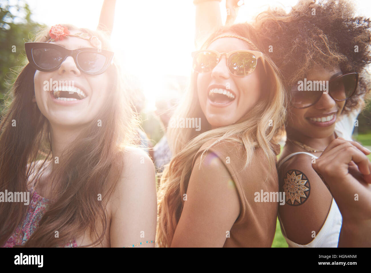 Three different but best friends Stock Photo - Alamy