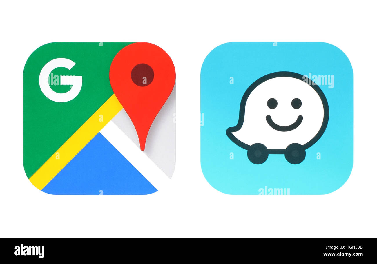 Waze symbol hi-res stock photography and images - Alamy