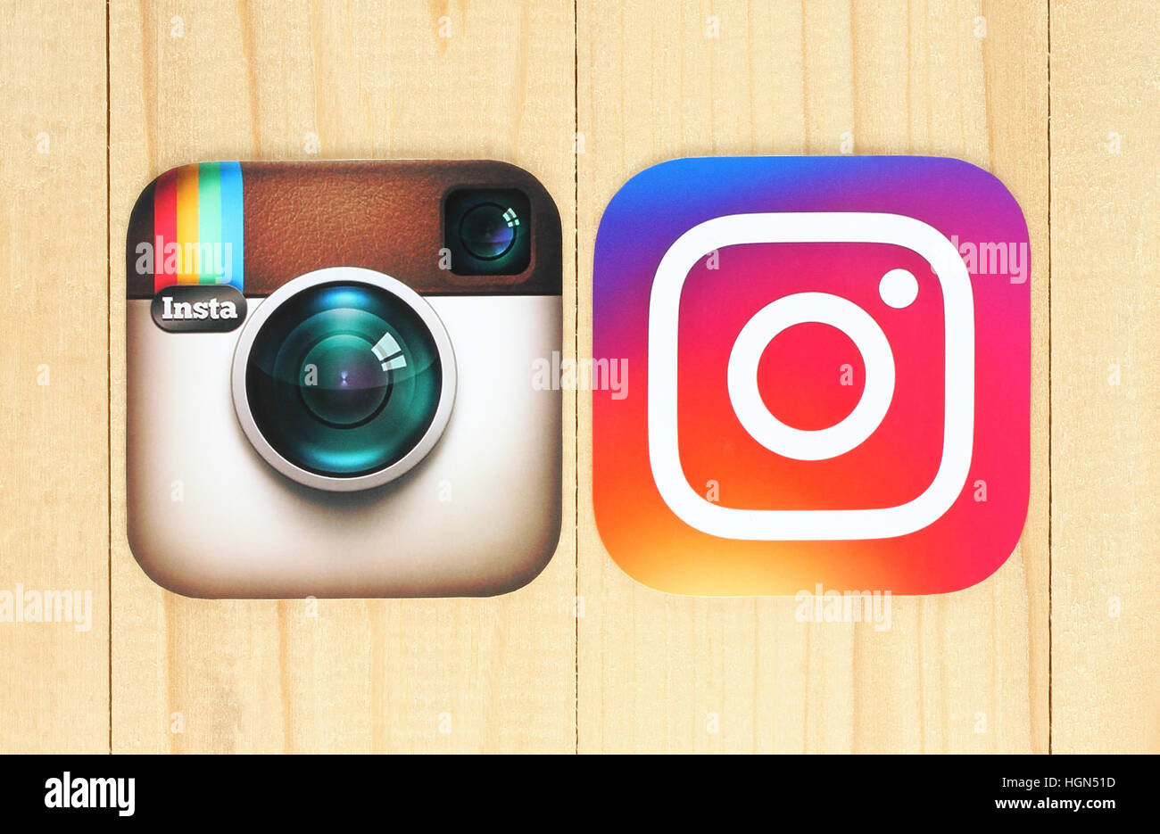 Old instagram logo hi-res stock photography and images - Alamy