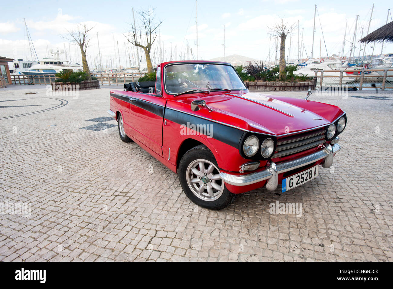 Triumph Vitesse classic British convertible sports car Stock Photo - Alamy