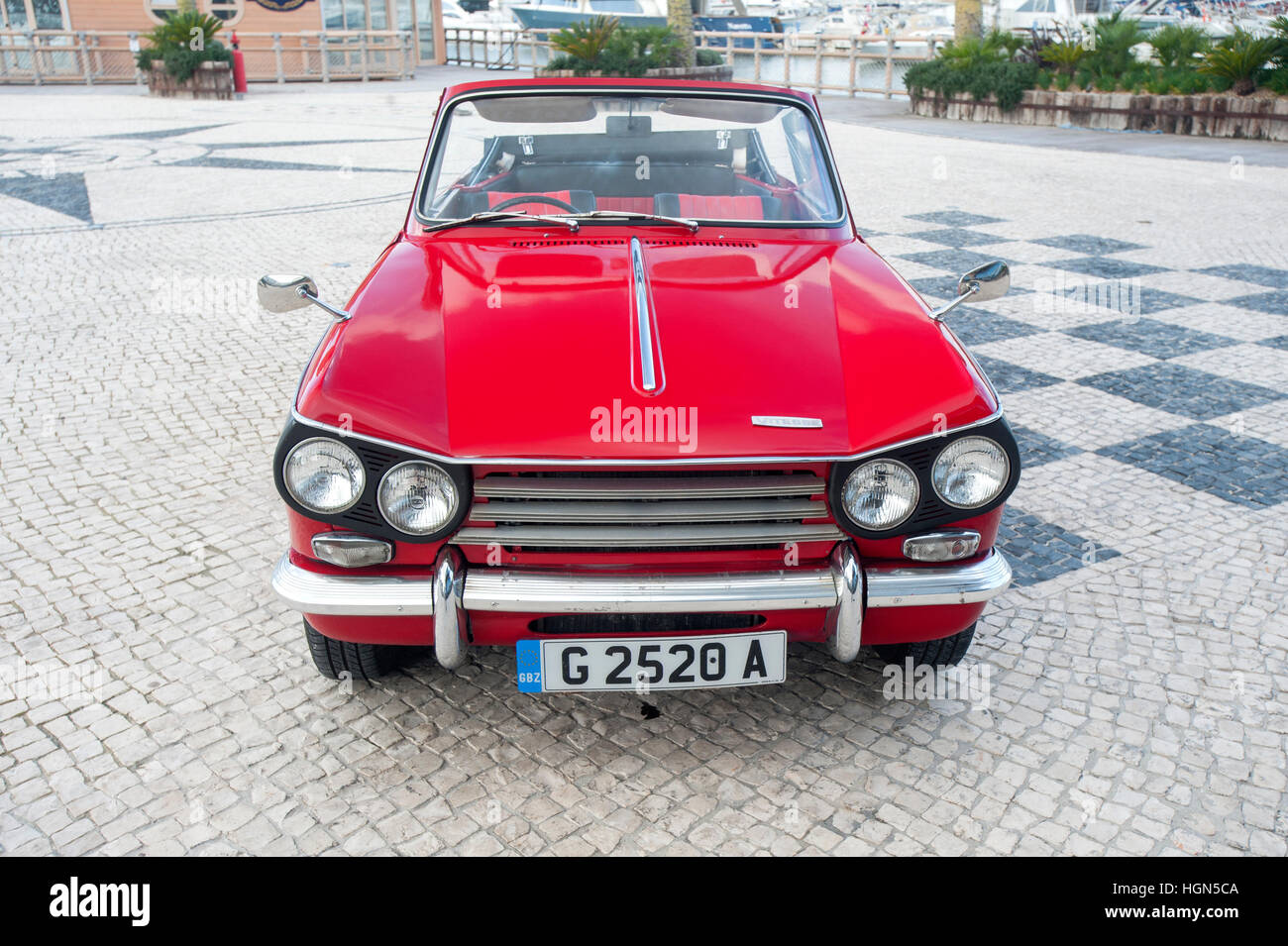 Triumph Vitesse classic British convertible sports car Stock Photo - Alamy