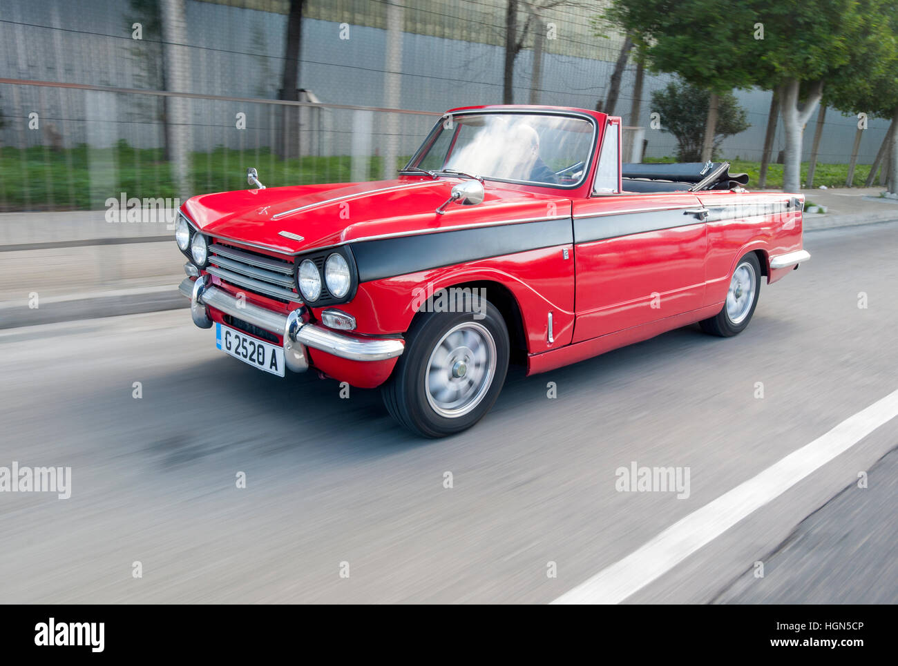 Triumph Vitesse classic British convertible sports car Stock Photo - Alamy