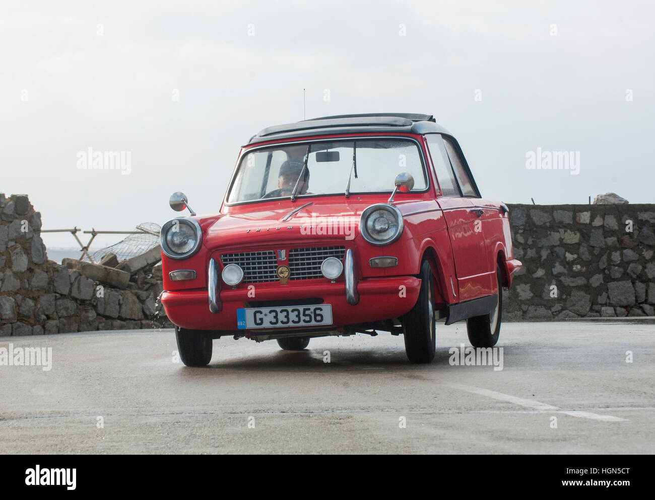 Triumph Vitesse classic British convertible sports car Stock Photo - Alamy