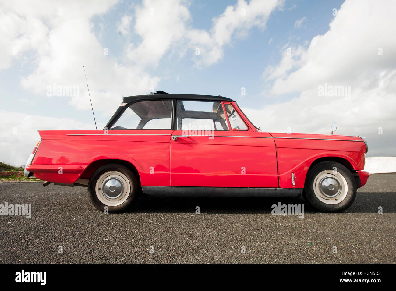 Triumph Herald coupe classic British car on Gibraltar Stock Photo - Alamy