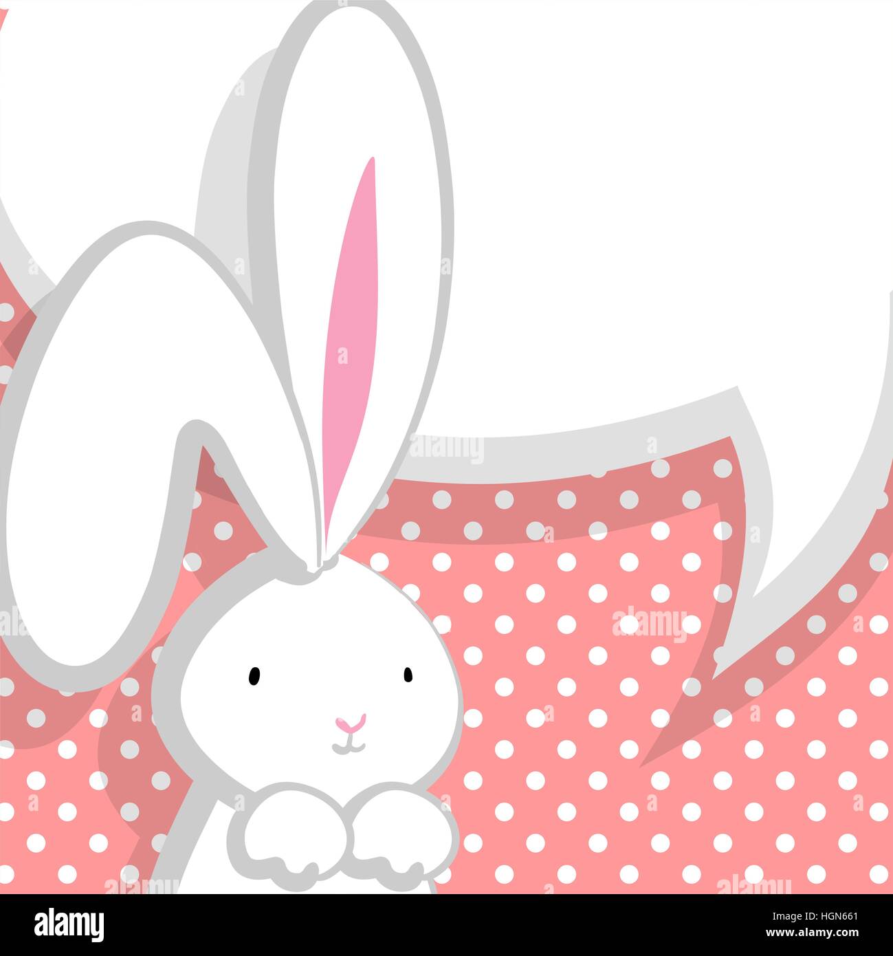 Banner white pink easter Stock Vector Images - Alamy