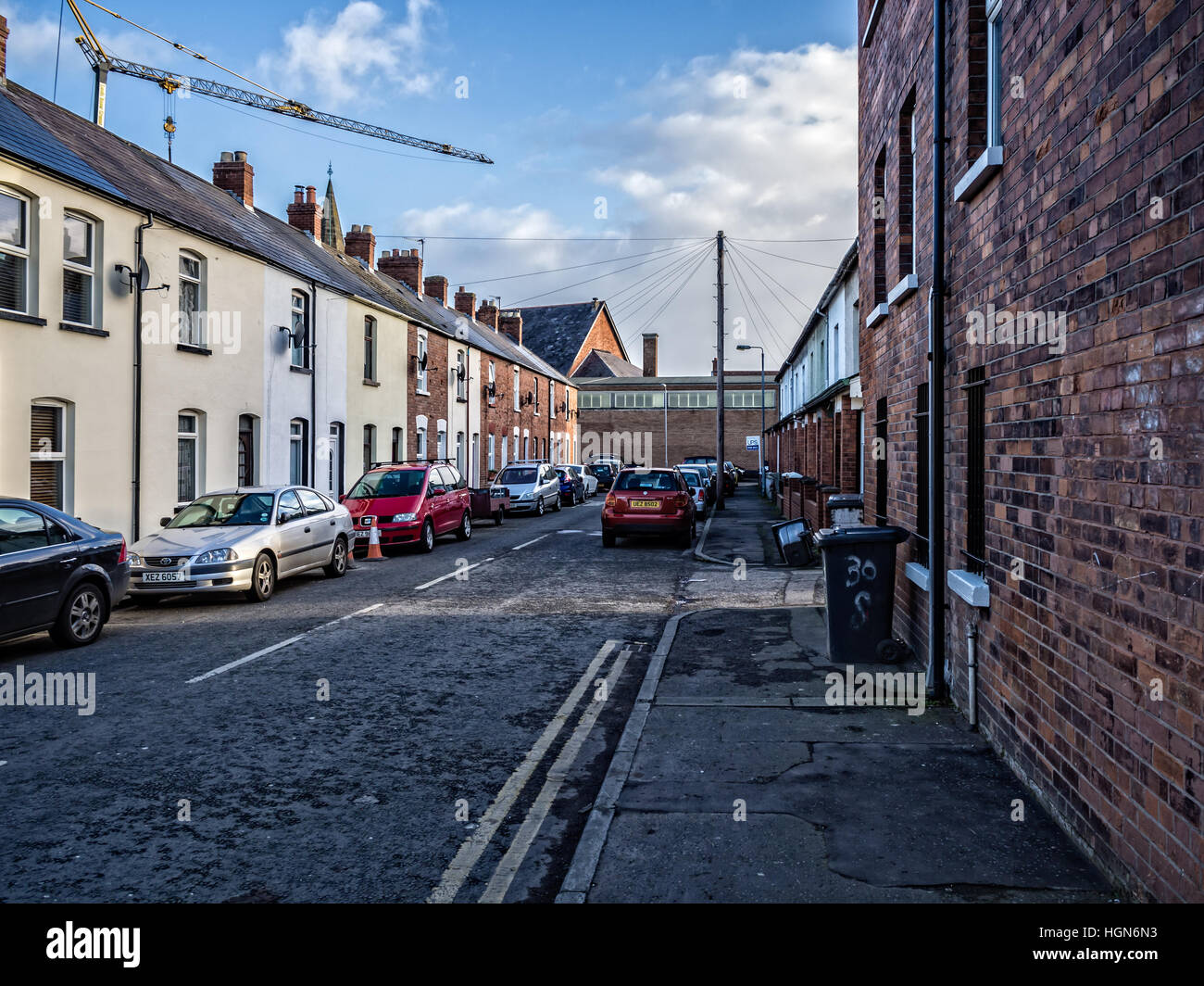 Back Street Ballyhackamore Stock Photo - Alamy