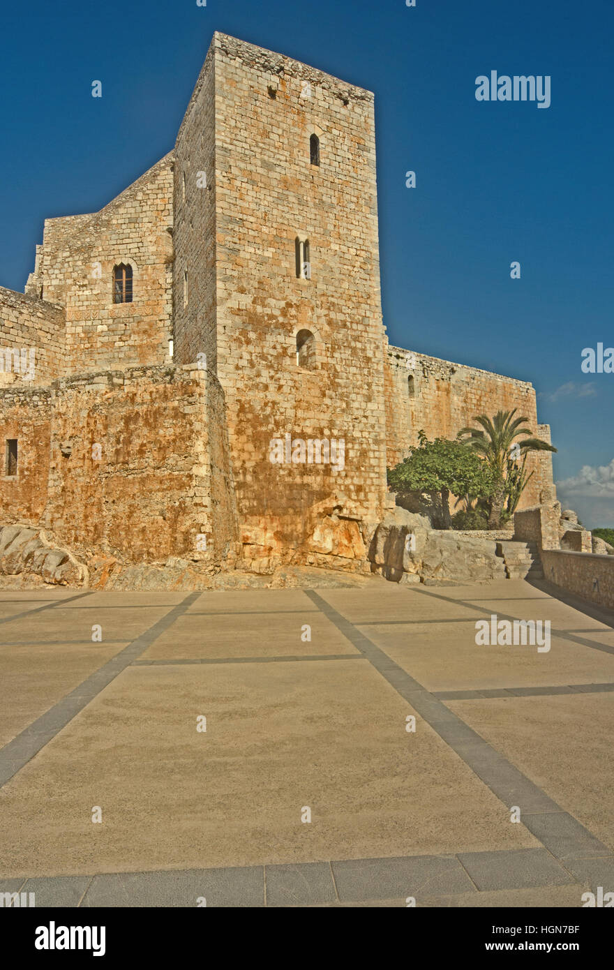Peniscola Castle, Spain, Europe Stock Photo - Alamy