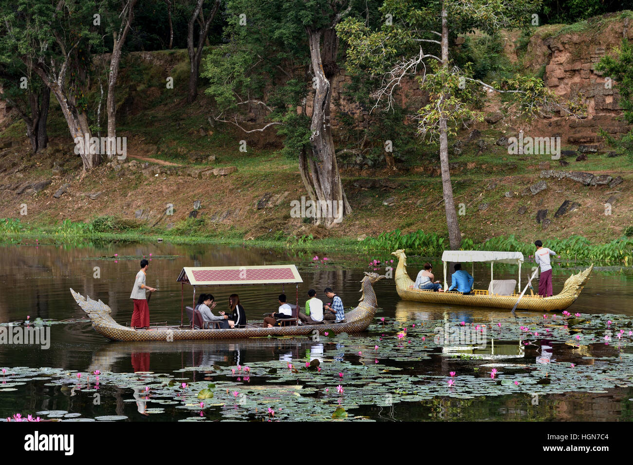 Angkor wat relief ship hi-res stock photography and images - Alamy