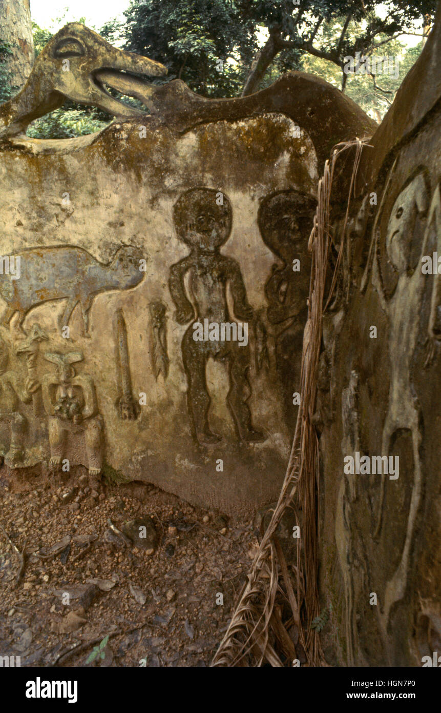 Osogbo Nigeria Osun-Osogbo Sacred Grove Regarded As The Goddess Osun ...