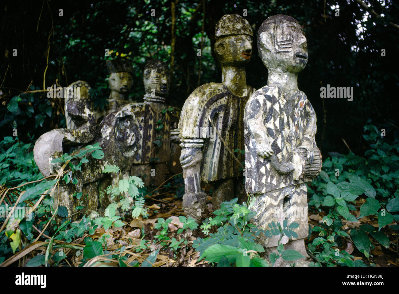 Osogbo Nigeria Osun-Osogbo Sacred Grove Regarded As The Goddess Osun ...