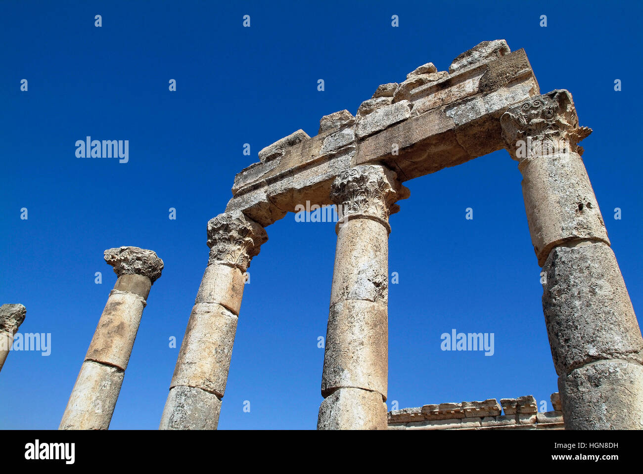 Syria the Archaeological Site of Apamea Stock Photo - Alamy