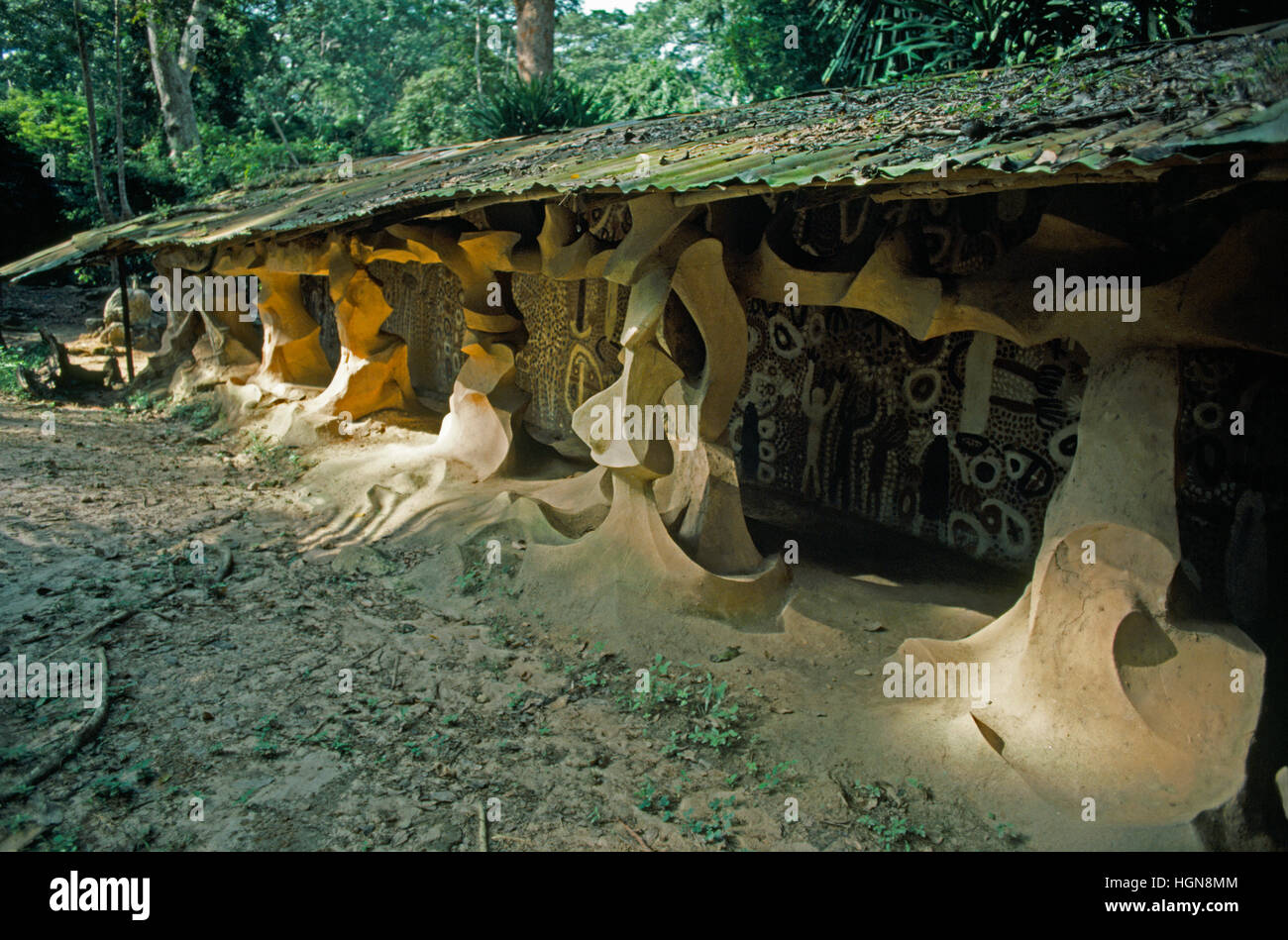 Osogbo Nigeria Osun-Osogbo Sacred Grove Regarded As The Goddess Osun ...