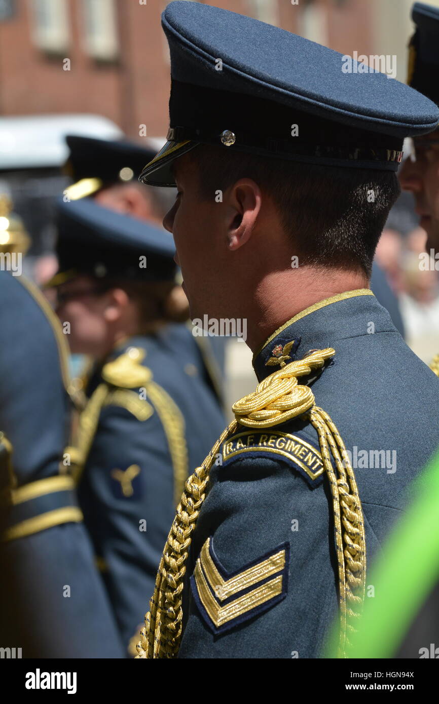 Raf regiment parade hi-res stock photography and images - Alamy