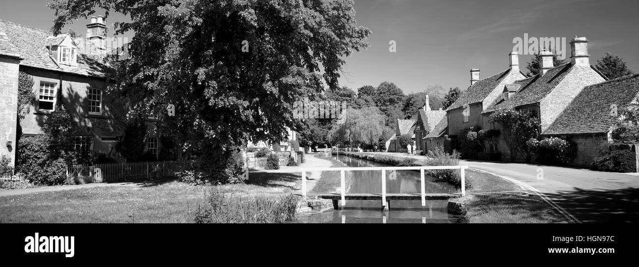 River windrush cotswolds Black and White Stock Photos & Images - Alamy