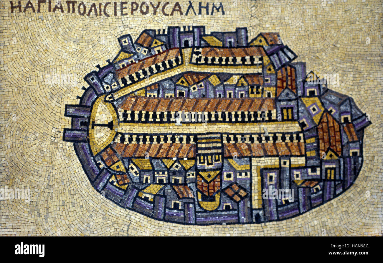 Medva Map Made By Crusaders Approx 1200 - 300 Stock Photo - Alamy