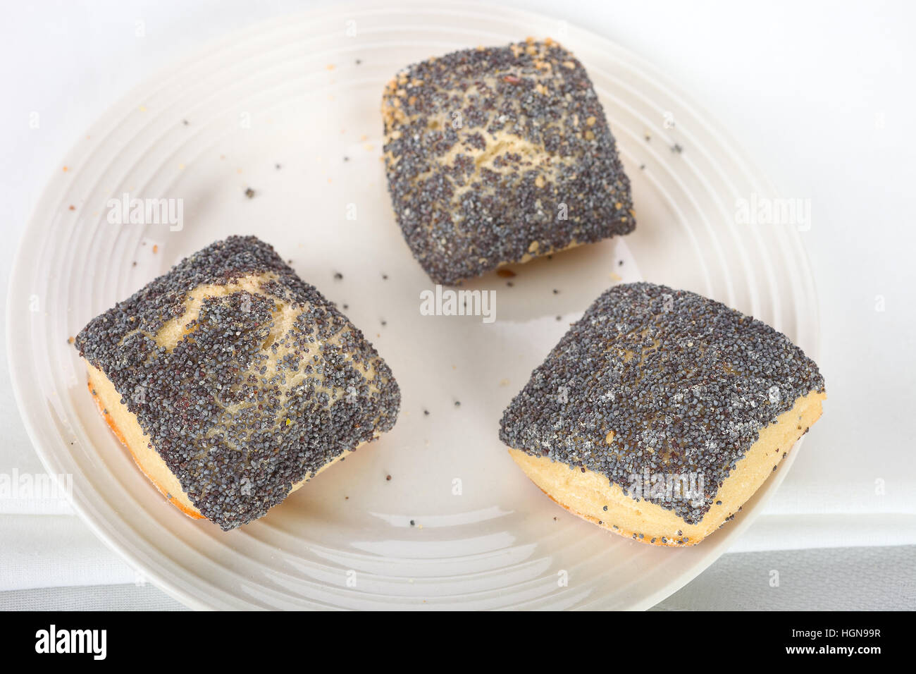 Poppy bread buns Stock Photo - Alamy