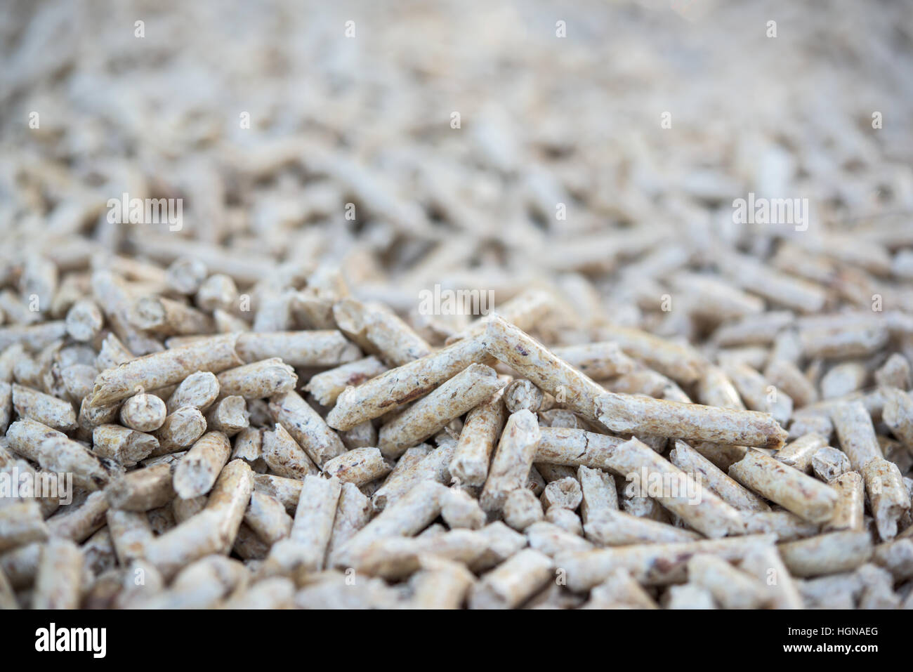 Close up of pile of fir pellets Stock Photo - Alamy