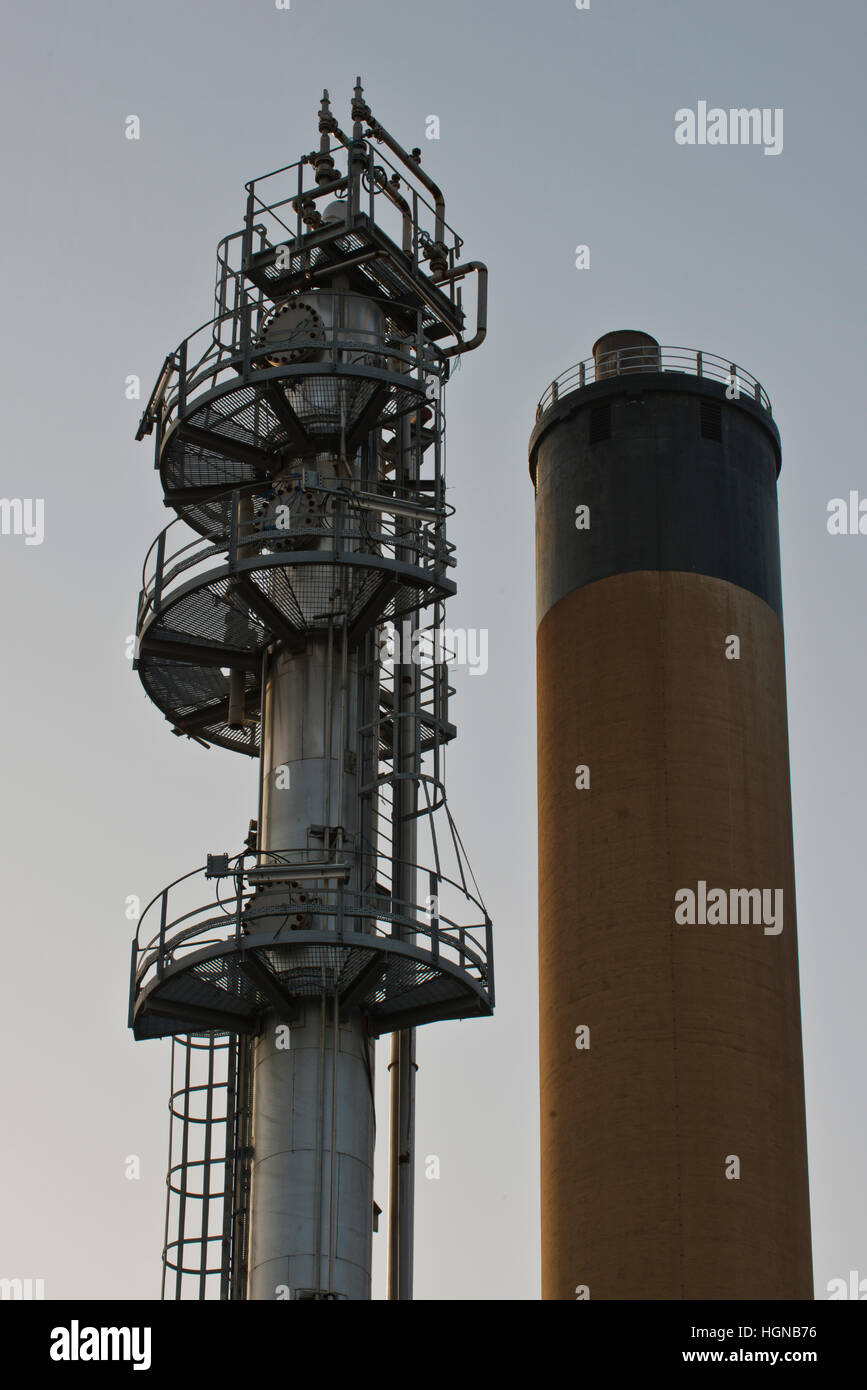 External image taken from the road of the now demolished Coryton ...