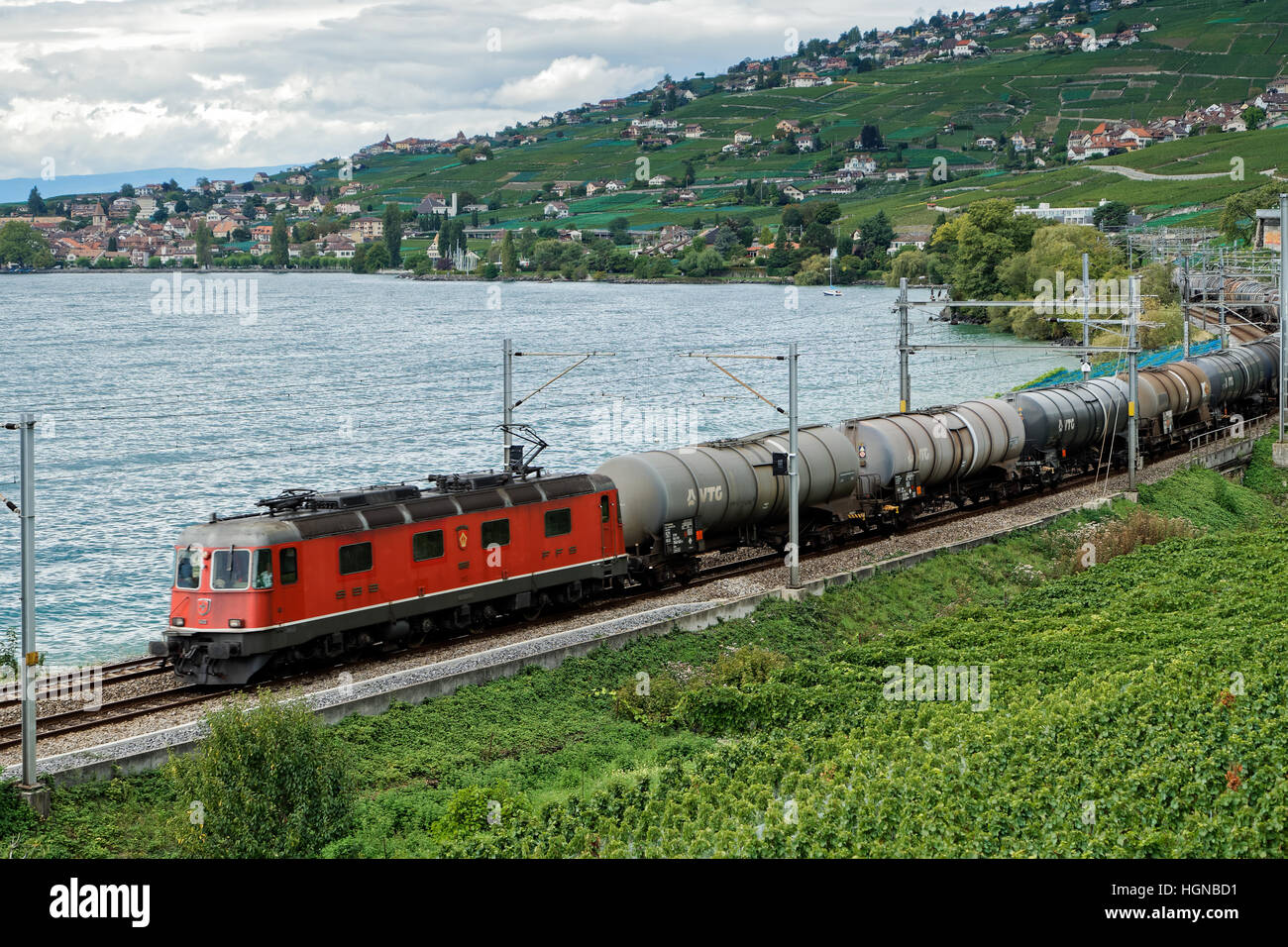 Swiss train geneva hi-res stock photography and images - Alamy