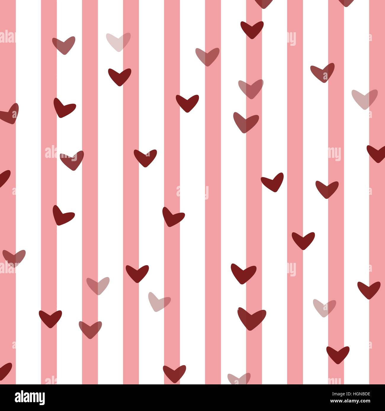 Love concept of hearts on striped background Stock Vector Image & Art ...