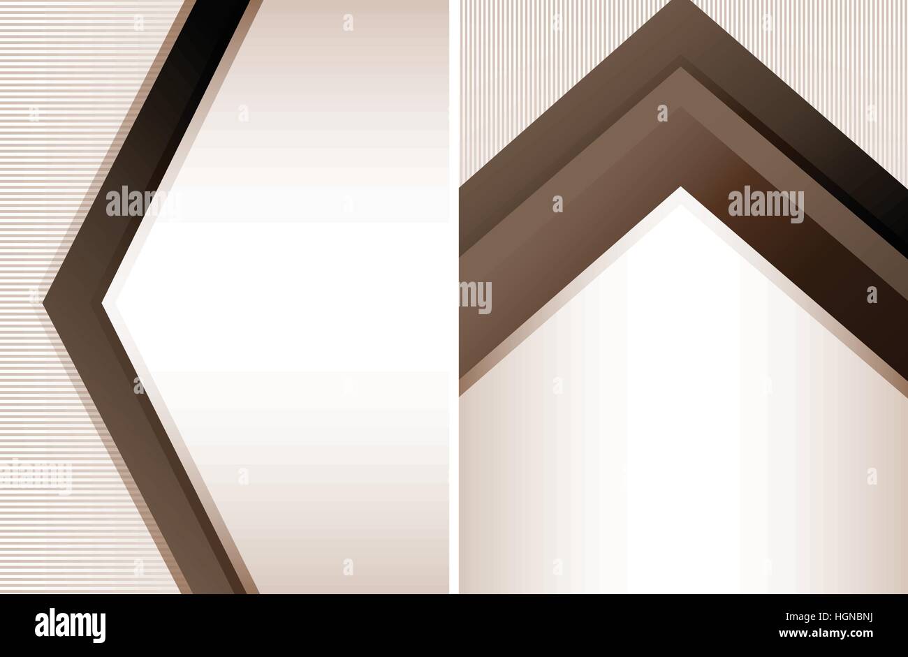 Paper background template with brown lines illustration Stock Vector ...
