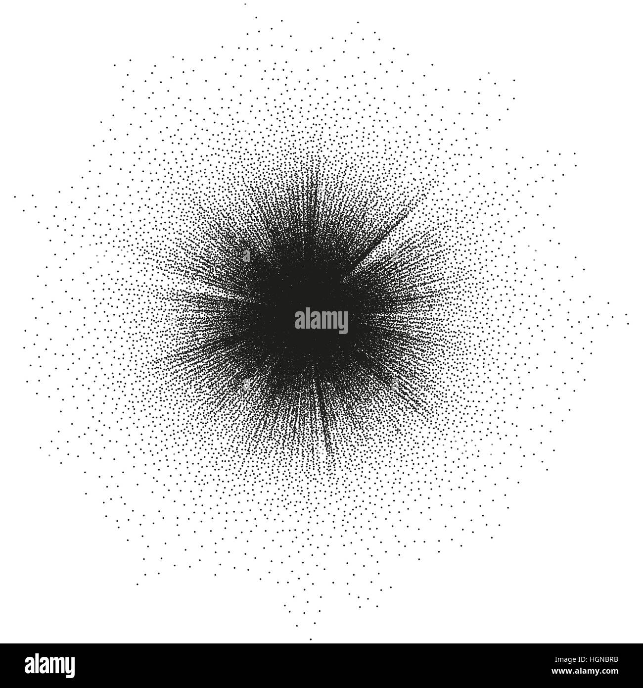 Stipple burst effect. EPS 10 Stock Vector Image & Art - Alamy