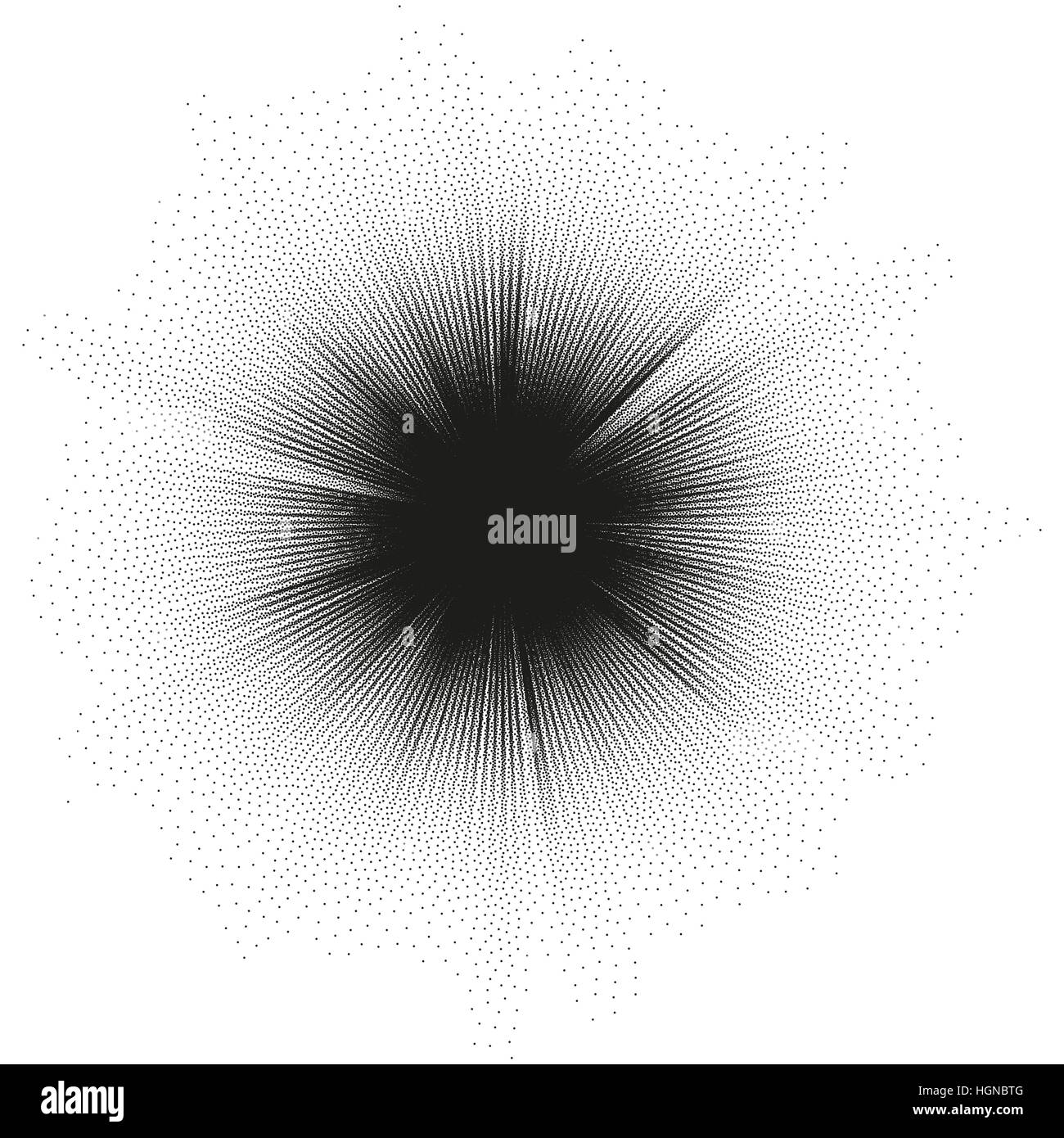 Dotted shape shine sun Stock Vector Images - Alamy