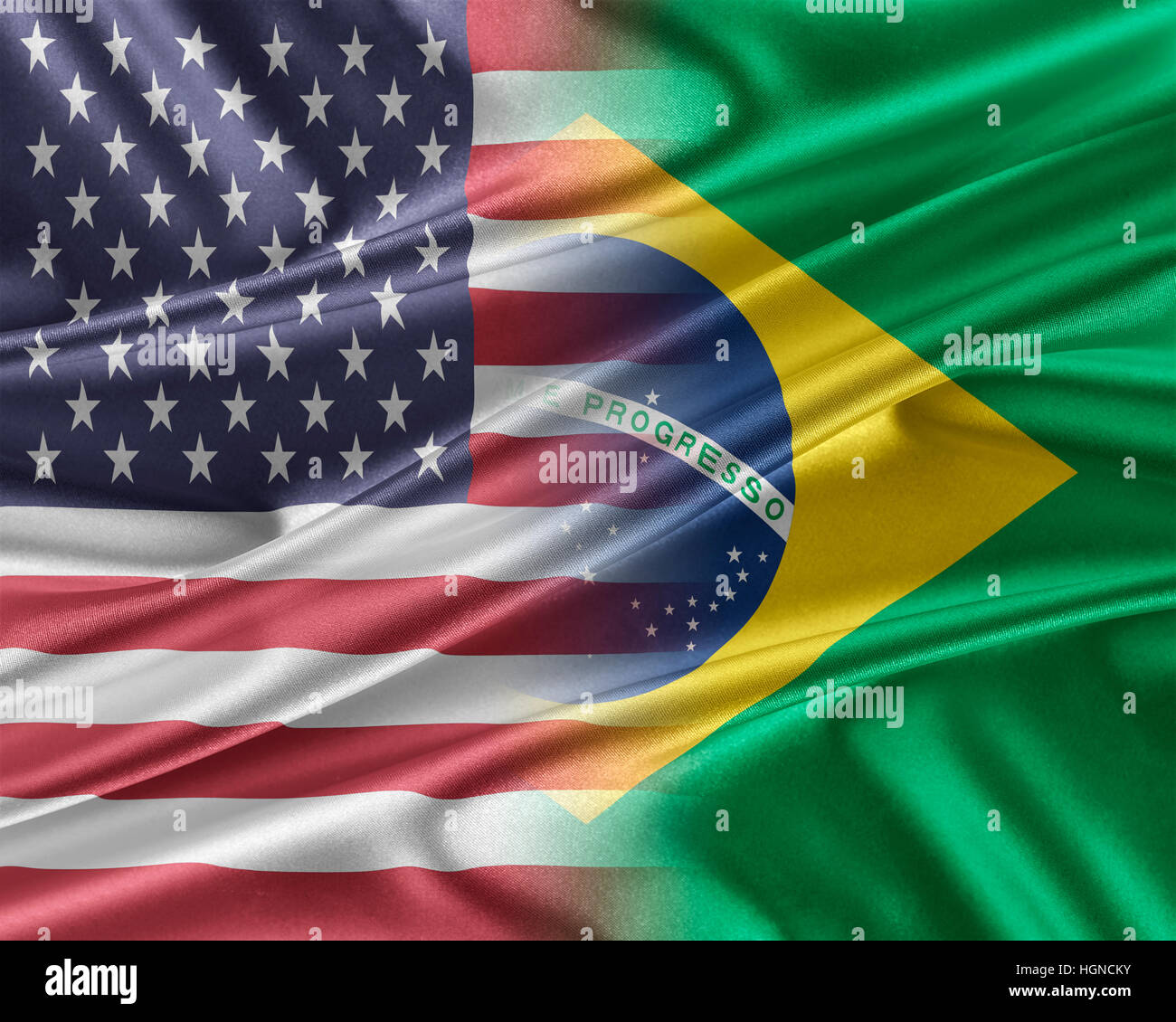 USA and Brazil Stock Photo - Alamy