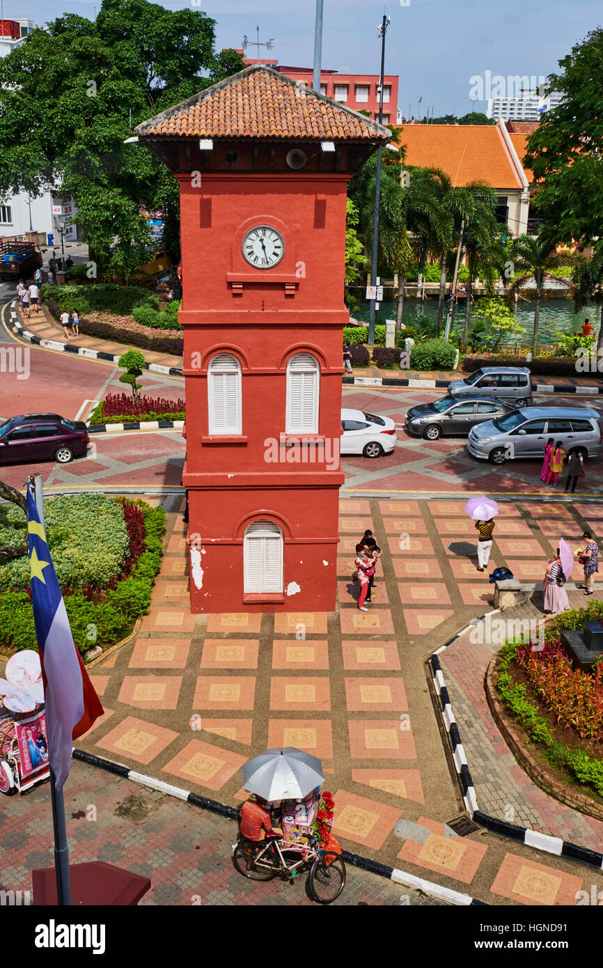 Malaysia, Malacca state, Malacca, Unesco Wold Heritage, City square and ...