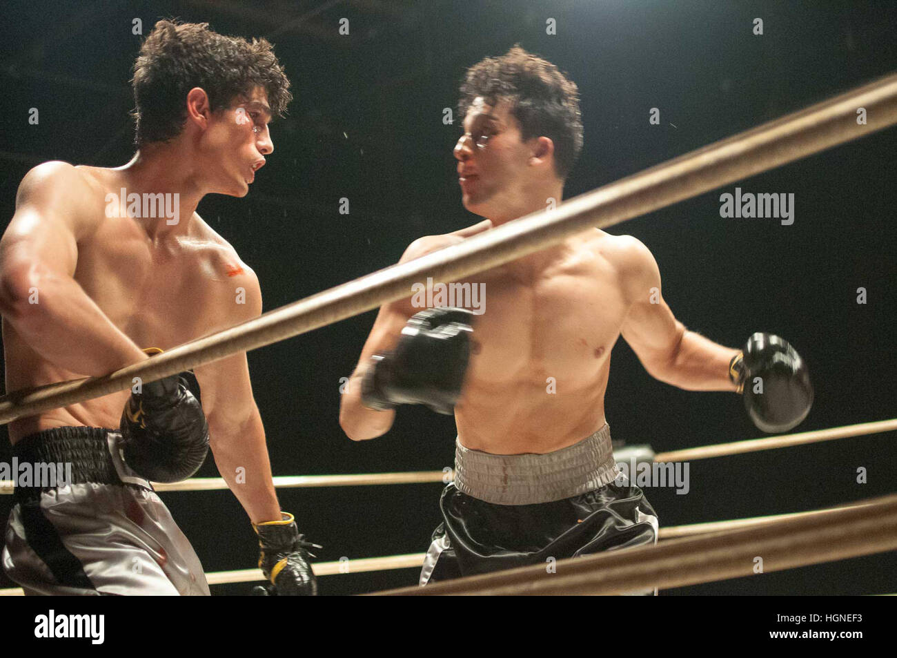 THE BRONX BULL, Mojean Aria (right), as Jake LaMotta, 2017. © Sunset ...