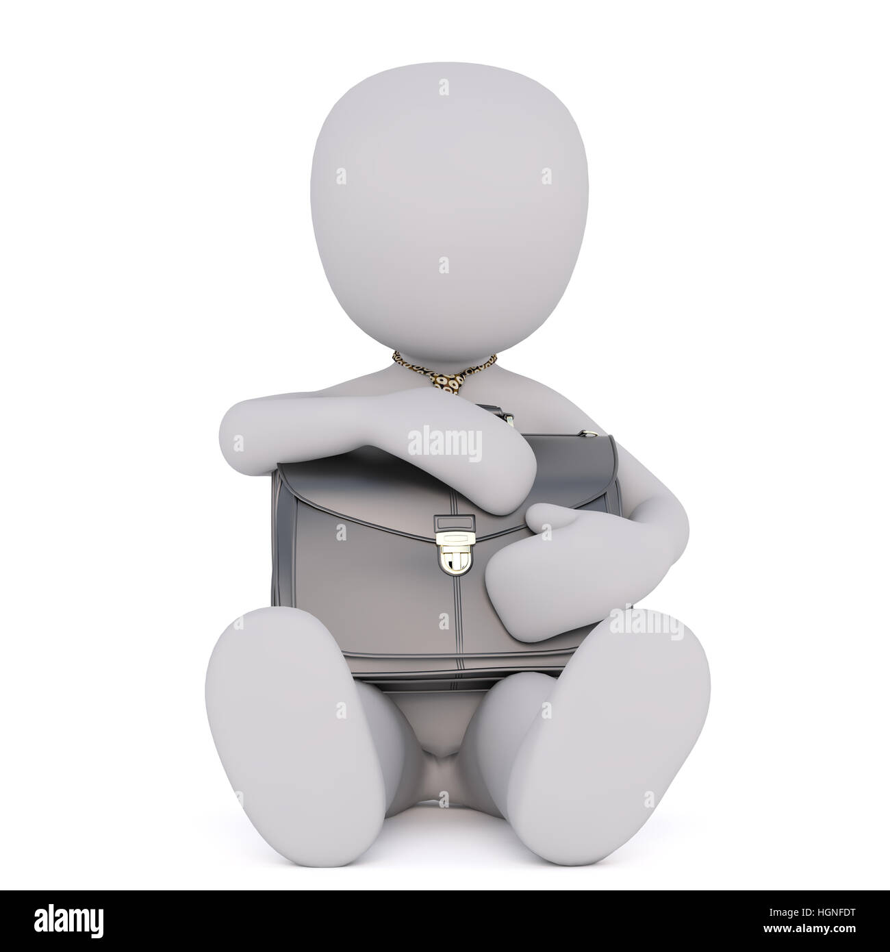 3d figure faceless cartoon man hi-res stock photography and images - Alamy