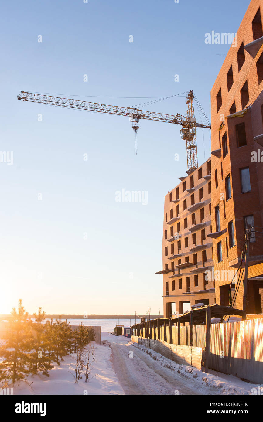 New apartment building being constructed hi-res stock photography and ...
