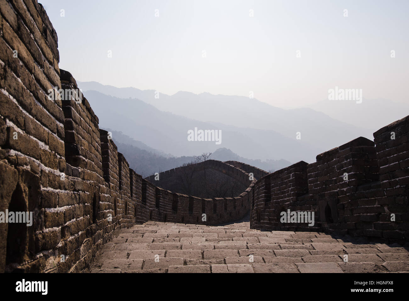 The Great Wall of China, Mutianyu section Stock Photo - Alamy