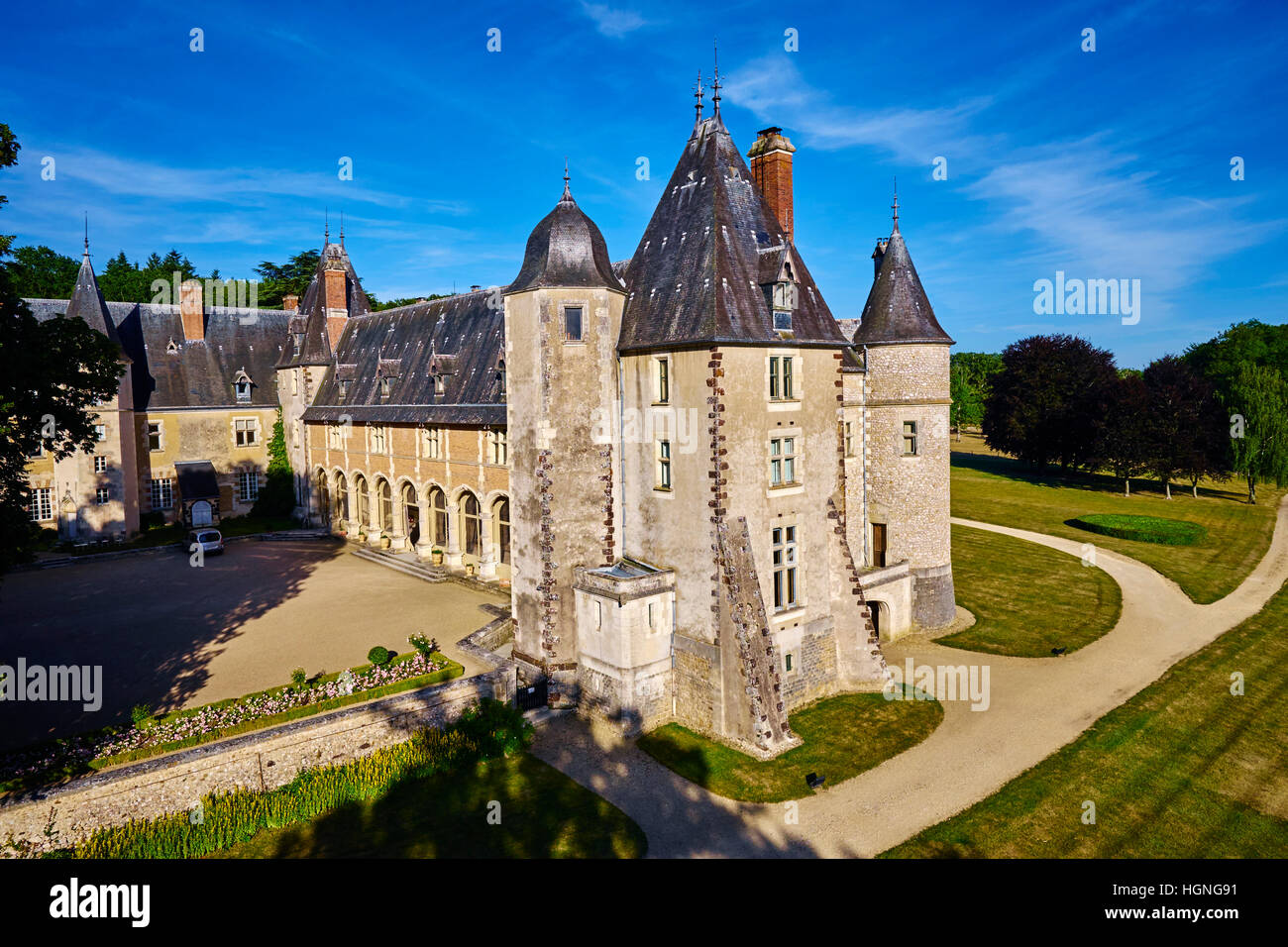 France, Cher (18), Berry, the Jacques Coeur road, chateau de la ...