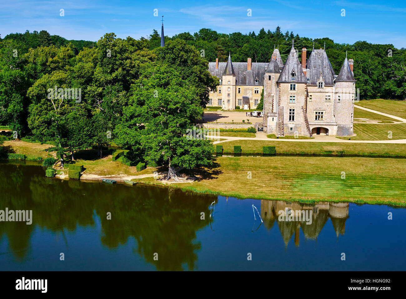 France, Cher (18), Berry, the Jacques Coeur road, chateau de la ...