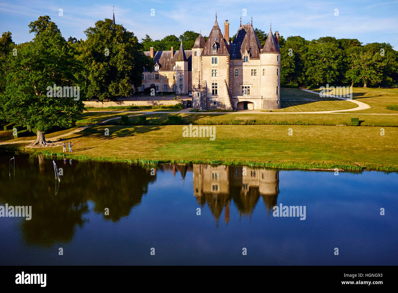 France, Cher (18), Berry, the Jacques Coeur road, chateau de la ...