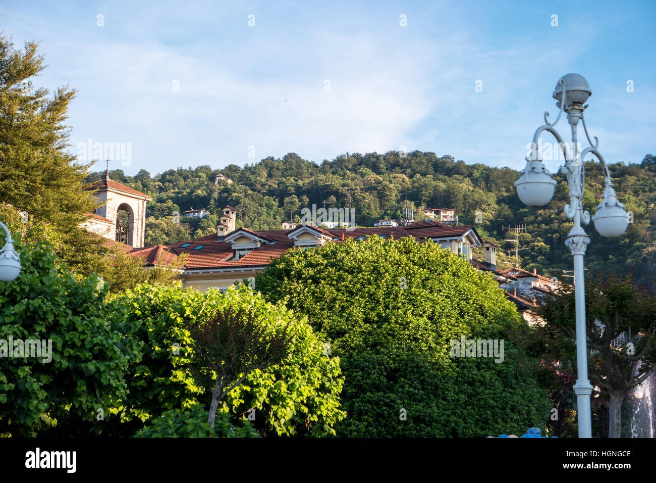 House rooftop tree hi-res stock photography and images - Alamy